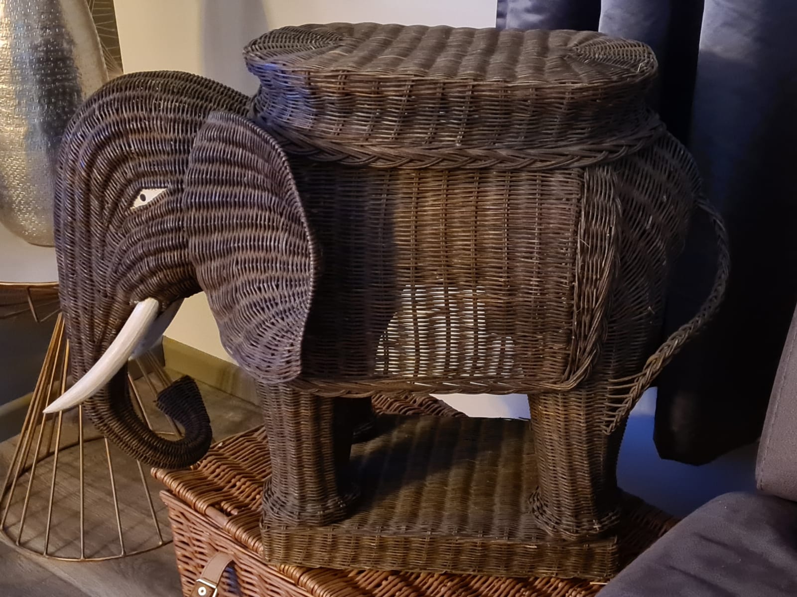 Wicker Elephant – Chelmsford Furniture